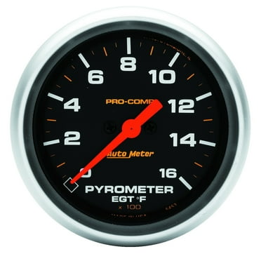 AutoMeter 3647 Sport-Comp II Electric Pyrometer Gauge Kit - Walmart.com