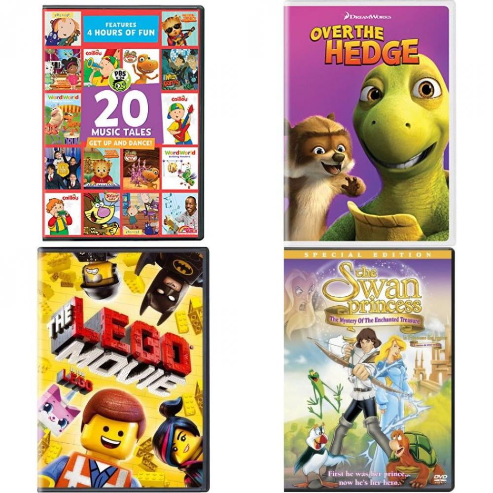 Children's 4 Pack DVD Bundle: PBS KIDS: 20 Music Tales, Over the Hedge ...