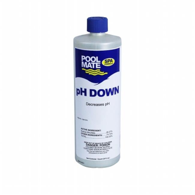 Pool Mate Spa pH Down 1-quart Bottle - Walmart.com