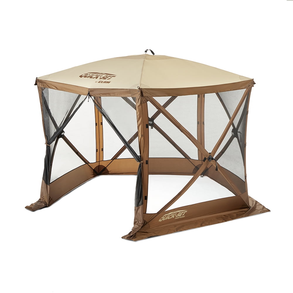 CLAM Quick-Set 9 x 9 Foot Venture Portable Outdoor Canopy Shelter ...