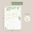 Riley & Co Wedding Invitation Cards 50 Pack 5x7 Inches Cream with ...