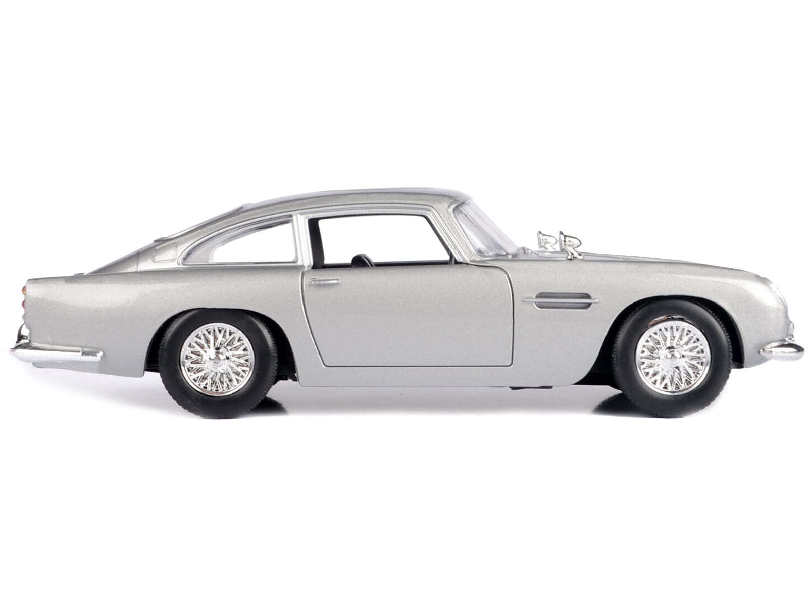 Diecast Aston Martin DB5 RHD (Right Hand Drive) Silver Metallic James ...