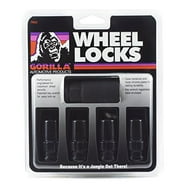 Gorilla Automotive 21631BC Black Chrome Small Diameter Wheel Locks ...