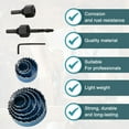 11pcs/Set Hole Saw Cutting Set Kit 19-64mm Wood Metal Alloys Circular ...