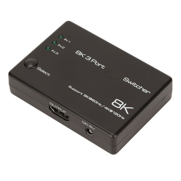 HD Multimedia Interface Switcher, Plug And Play 4K At 120Hz Versatile 3 ...