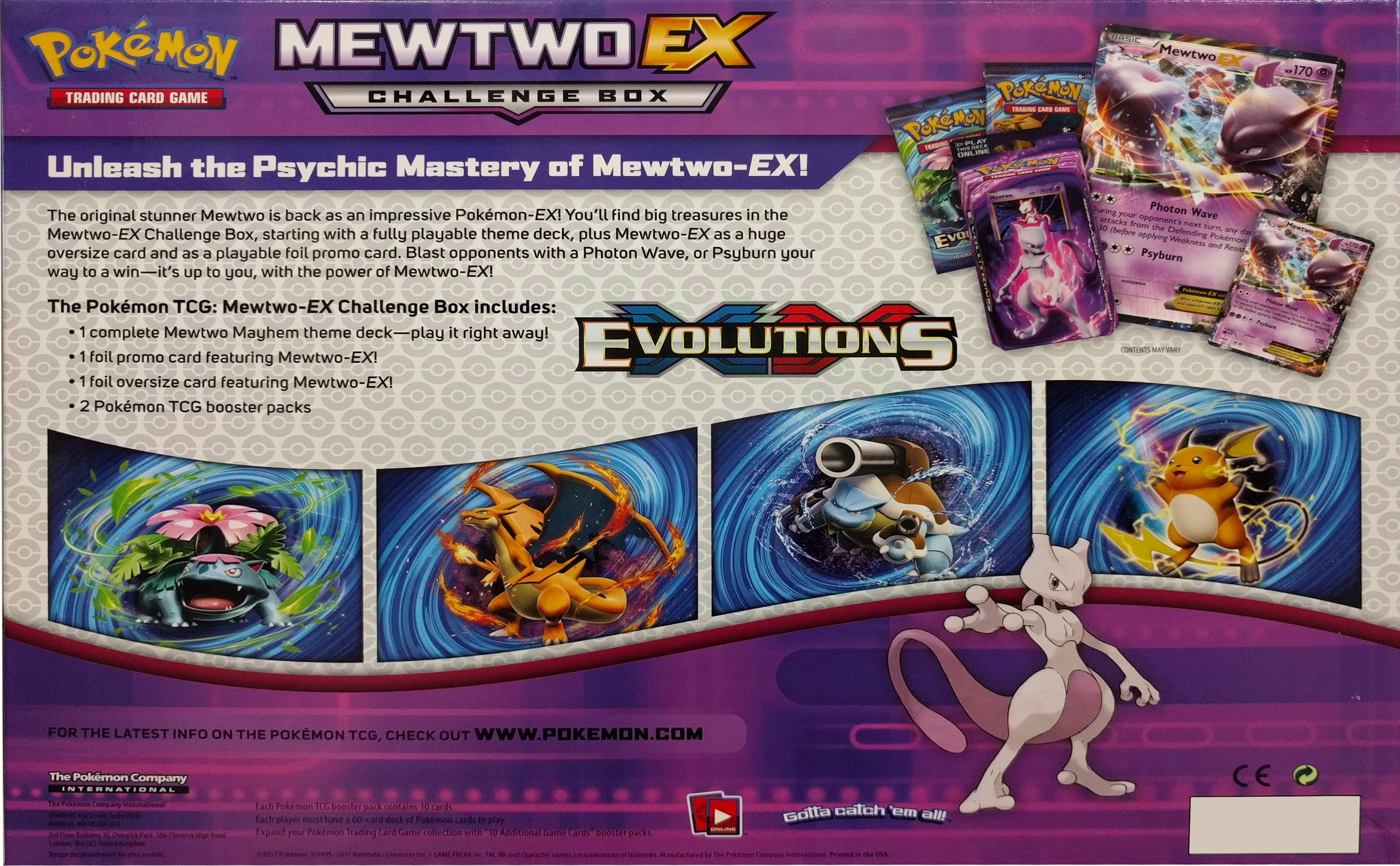 Mewtwo Ex Tin