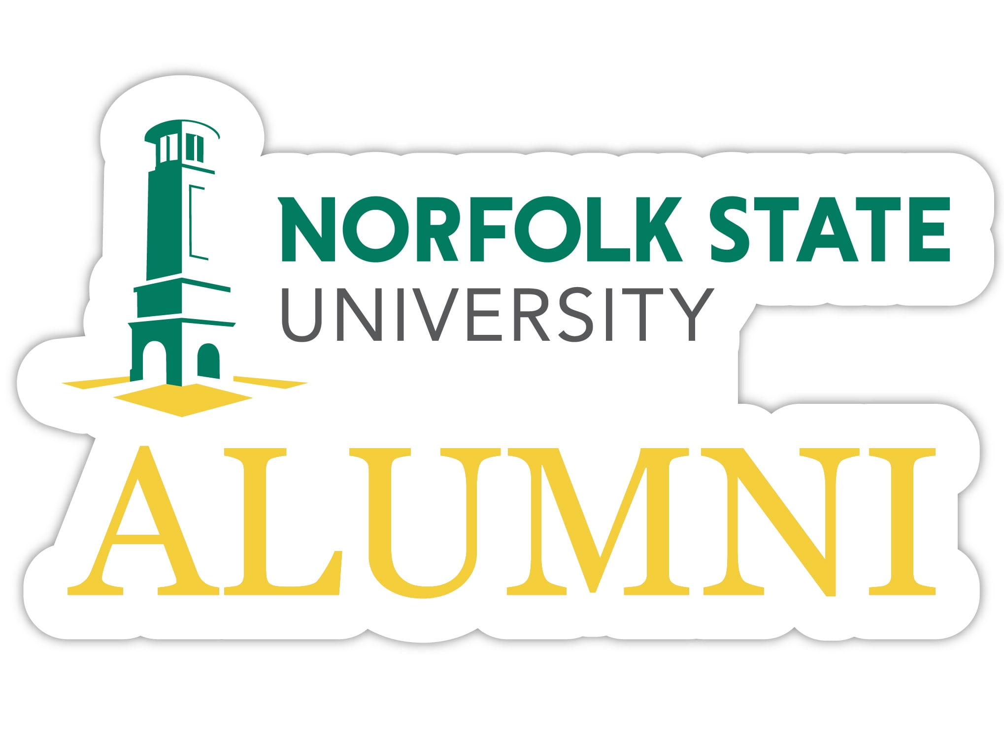 Labels Alumni Custom Vinyl Die Cut Decal Sticker University of ...