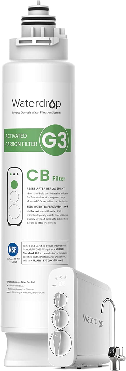Waterdrop WD-G3-CB Filter, Replacement for WD-G3-W and WD-G3P800-W ...