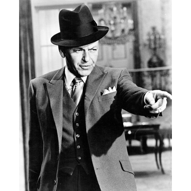Frank Sinatra in three piece suit and hat 1964 Robin And The 7 Hoods ...