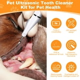 Sensch Pet Ultrasonic Tooth Cleaner Toothbrush Dog Plaque Remover Teeth ...