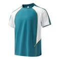 Bpyeka Men's Summer Cool Touch Color Block Short Sleeve T-Shirt ...