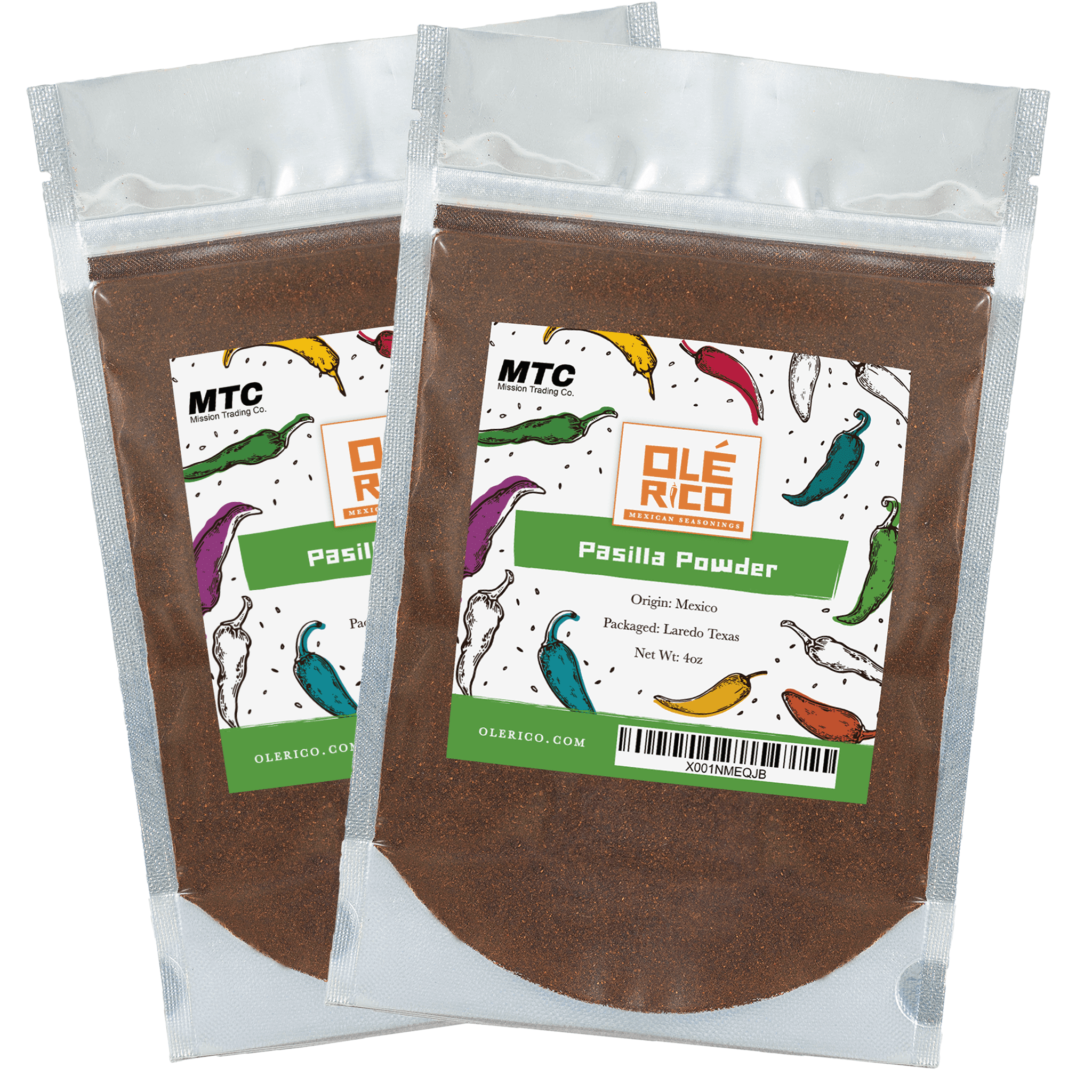 Pasilla Chile Powder - 2 Pack by Ole Rico - Walmart.com