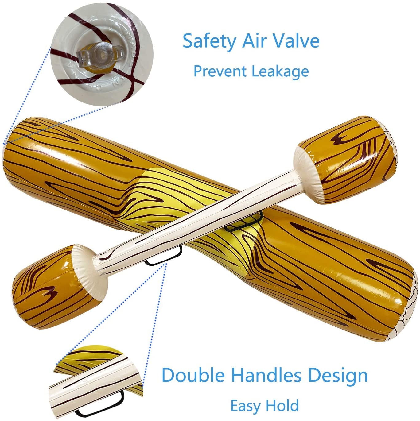 Buy 4Pcs Inflatable Pool Battle Log Rafts Games for Adults, Floating ...