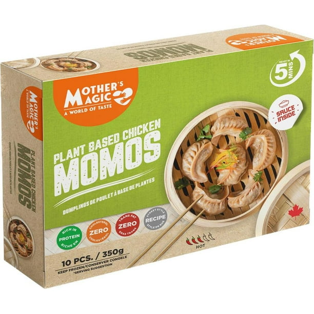 MOM SY MOMOS, Mothers Magic Momos Chicken Plant Based 20X350G - Walmart.ca