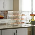 Olde Midway 3-Tier Acrylic Commercial Bakery Display Case with ...