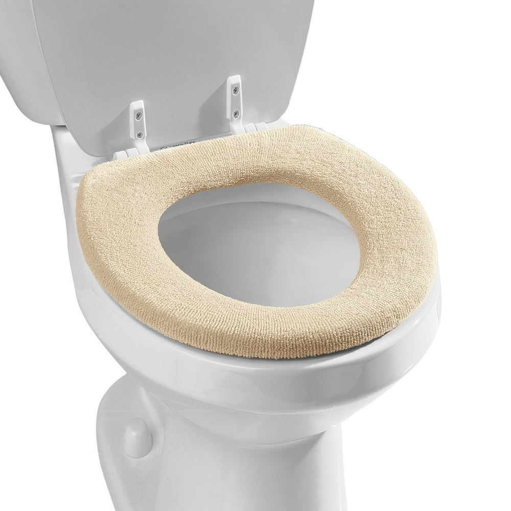 Soft n Comfy Cloth Toilet Seat Cover, Washable - Walmart.com - Walmart.com