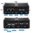 WEIDIAN Win 11 Fanless Industrial Mini PC, Celeron J4125 Mini Desktop ... WEIDIAN Win 11 Fanless Industrial Mini PC, Celeron J4125 Mini Desktop ...