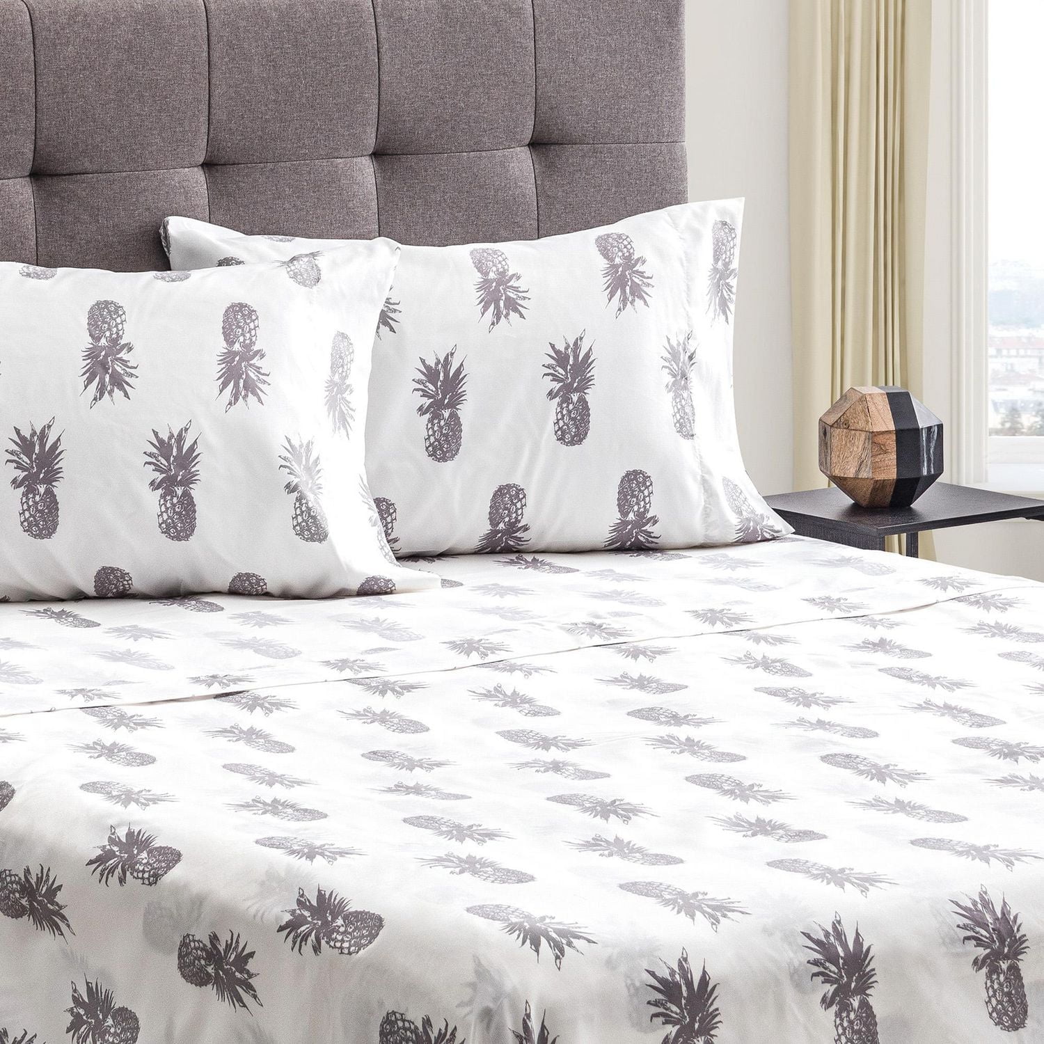 Click here for Safdie & Co. Sheet Sets 4pc Q Printed Microfiber P... prices