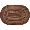 VHC Brands Burgundy Tan Jute Rug Rect w/Pad Rect 27x48 - Walmart.com