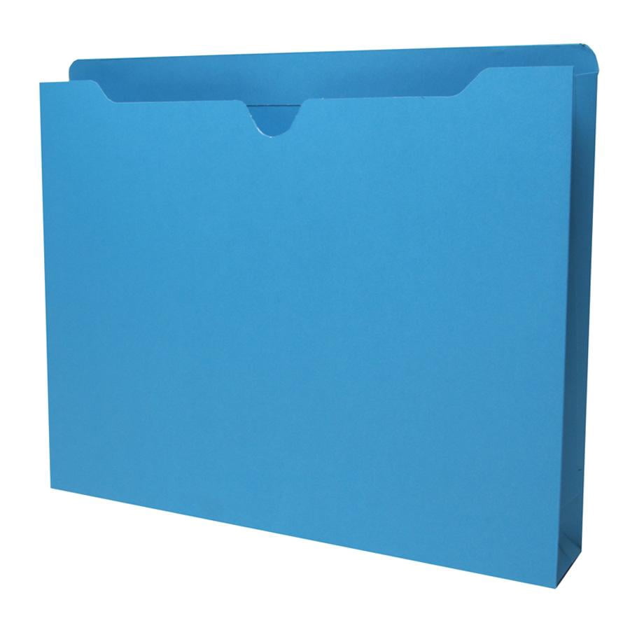 Sparco Reinforced Tab Colored File Jackets, Blue, 50 / Box (Quantity ...
