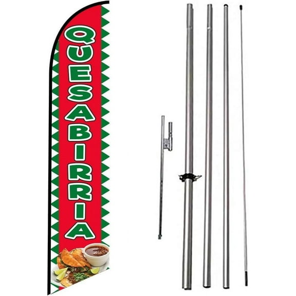 Tacos Burritos Mexican Restaurant Business Advertising Feather Banner ...