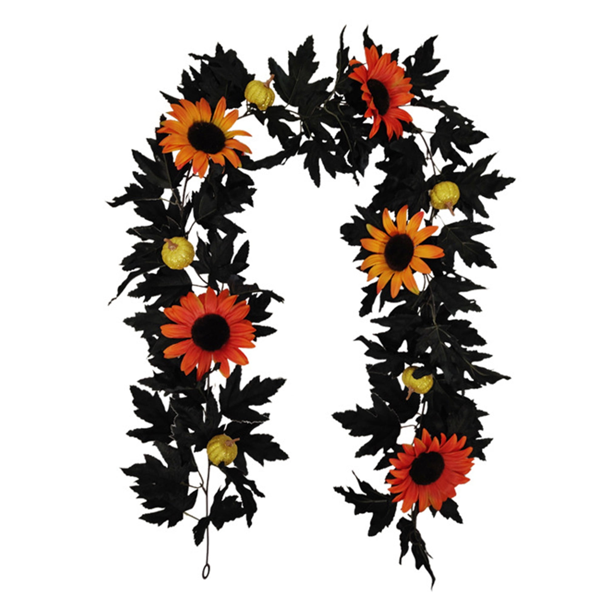 Blotona Fall Maple Leaf Garland Black Decorations Halloween Garland Blotona Fall Maple Leaf Garland Black Decorations Halloween Garland