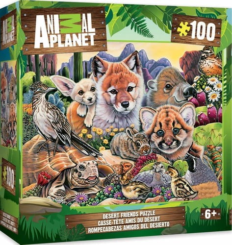 MasterPieces Animal Planet Desert Friends - 100 Piece Kids Puzzle ...