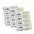 EBL AA Rechargeable Batteries (12 Pack), 1.2 Volts Ni-MH Double a ... EBL AA Rechargeable Batteries (12 Pack), 1.2 Volts Ni-MH Double a ...
