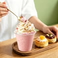 Clear Plastic Cups with Lids for Yogurt Fruit Ice Cream 3 Lid Types 5 ...