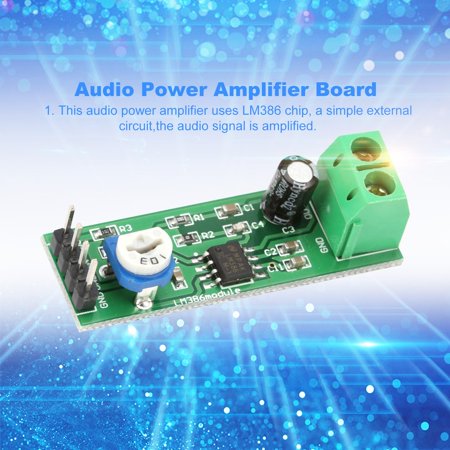 LM386 Super Mini DC 200X Power Audio Amplifier Board Module Mono ...