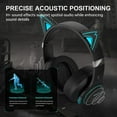 Edifier G5BT CAT Wireless Bluetooth Wired Cat Ear Gaming Headset with ...