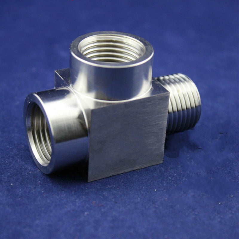 304 tainless Steel Male Female Tee 3 Way Connector T-Type Pipe ...