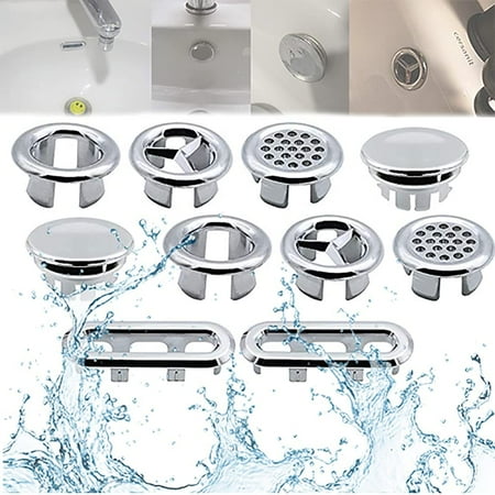 Set of 10 overflow caps for bathroom or kitchen sink - Simple and ...