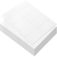 Hamilco White Cardstock Thick Paper - Blank Index Flash Note & Post ...