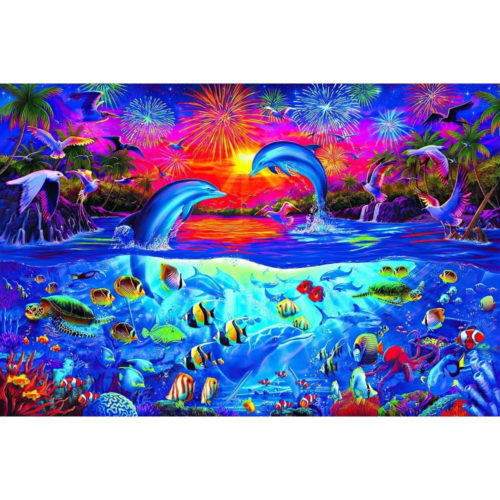 A Dolphin's Paradise Ocean Puzzle For Adults And Kids | 1000 Piece ...