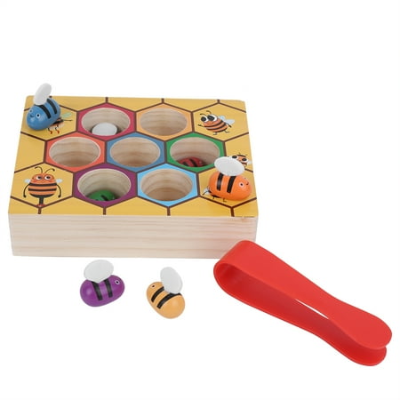 LHCER Bee Matching Game Wooden Children Kid Educational Color ...