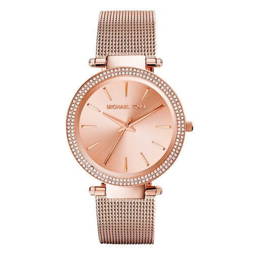 Michael Kors Women's Darci MK3369 Rose-Gold Stainless-Steel Quartz ...