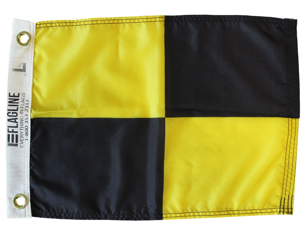 Letter L - Nautical Code Signal Nylon Flag - Walmart.com
