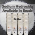 Bulk 99.9% Pure Food Grade Sodium Hydroxide Beads for Safe Soap Making ...