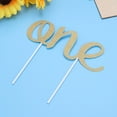 One Side First Birthday Cake Topper One Birthday Cake Decorations Gold ...