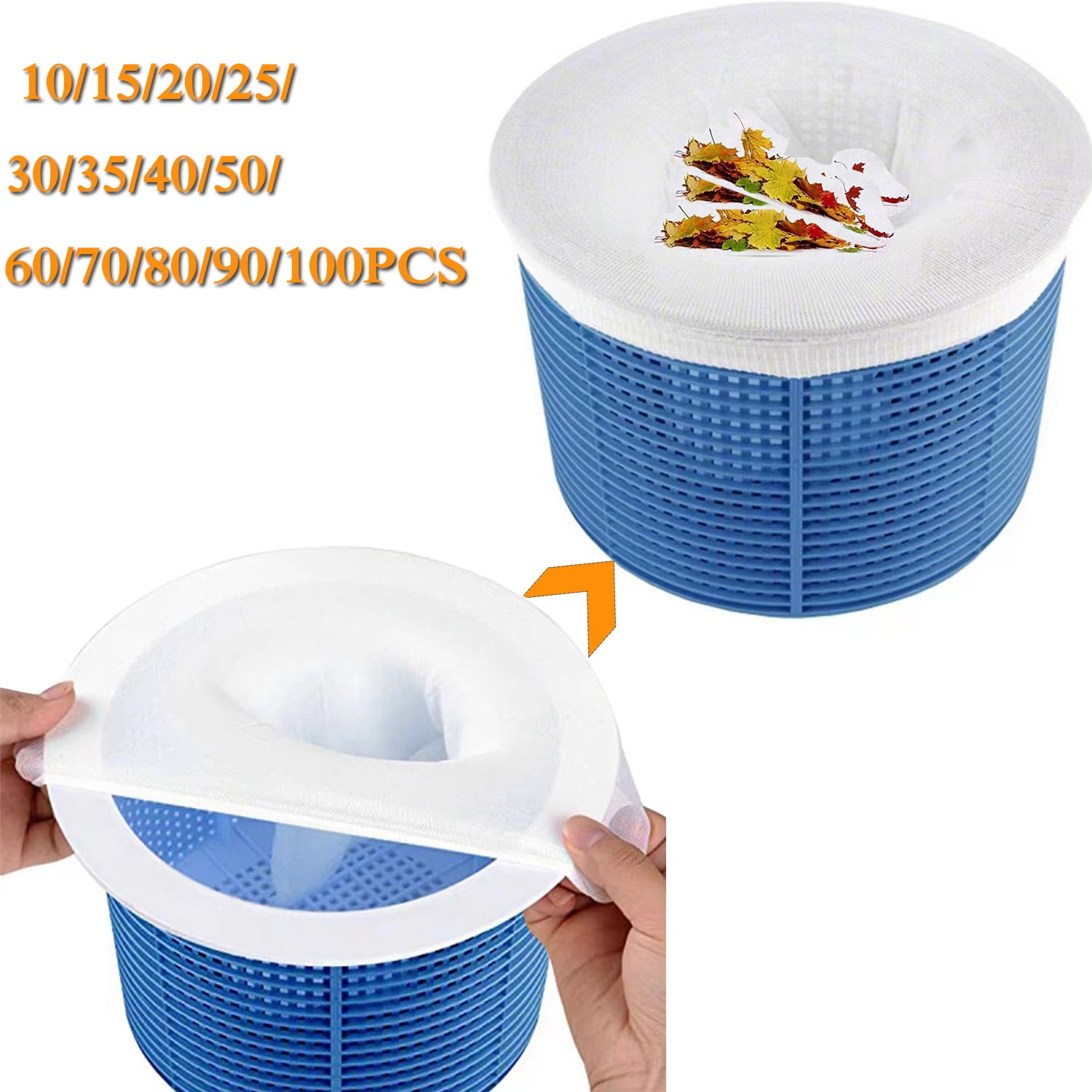 Pool Skimming Socks – Perfect for Pool Filters, Baskets and Skimmers ...