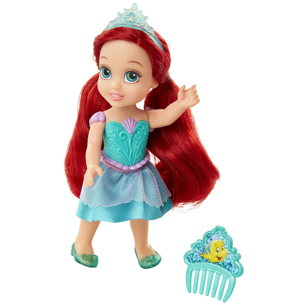 Disney Princess 6" Petite Ariel Doll with Glittered Hard Bodice and ...