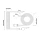 Cable espiral de carga tipo 3 con resorte en espiral y conector de ...
