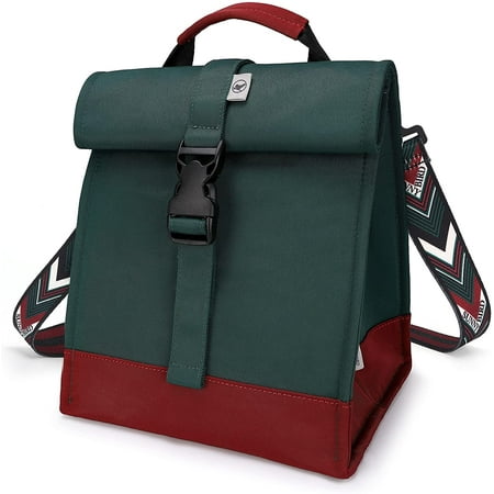 Sunny Bird Insulated Lunch Bag Rolltop Lunch Box for Women, Men, Adults ...