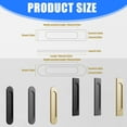 4pcs Auto Adhesive Sliding Door Handle Modern Aluminum Alloy Sliding ...
