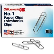 Officemate Paper Clips, Assorted Sizes, Silver, 1000 Count - Walmart.com