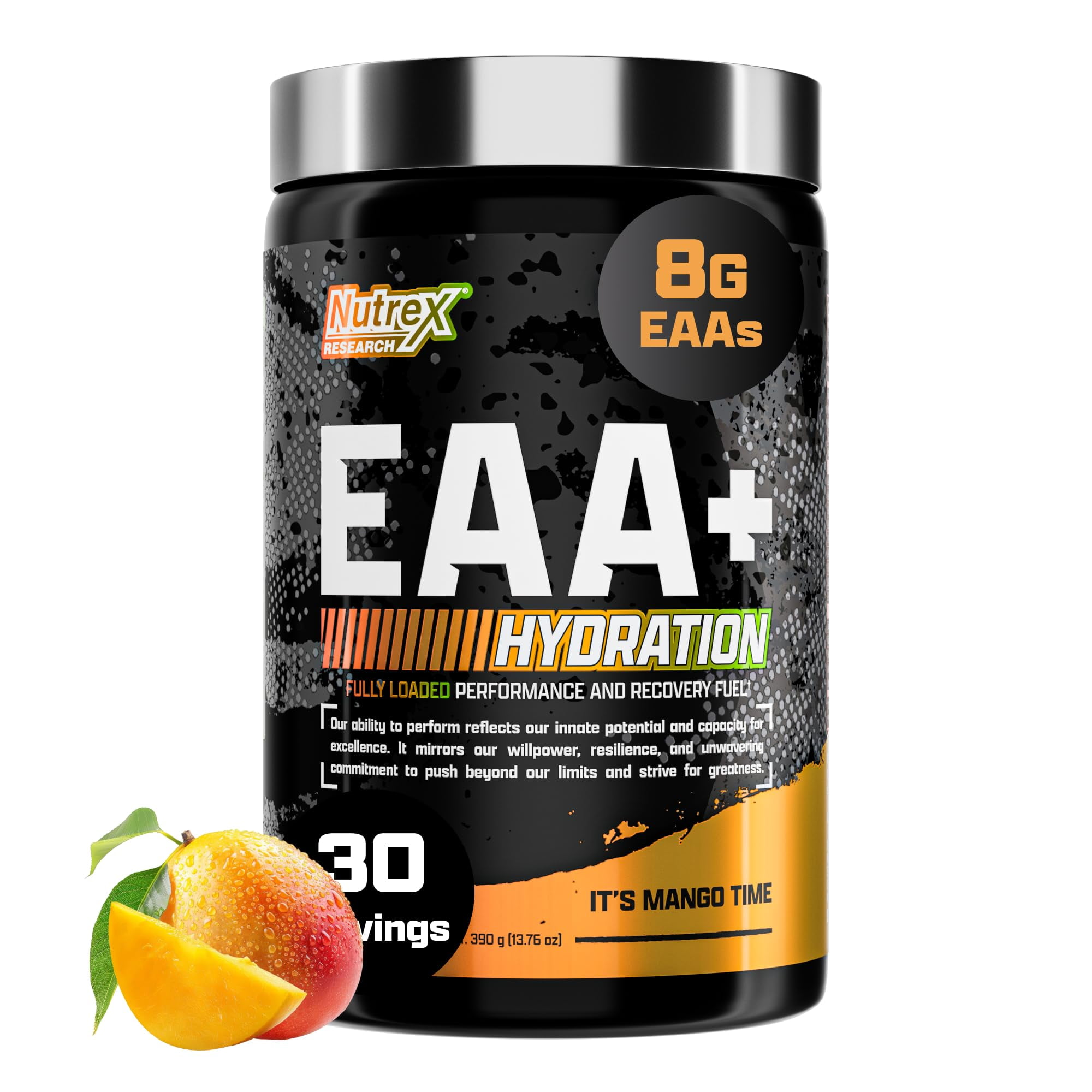 Suplemento Nutrex Research EAA Hydration con sabor a mango, 30 dosis ...