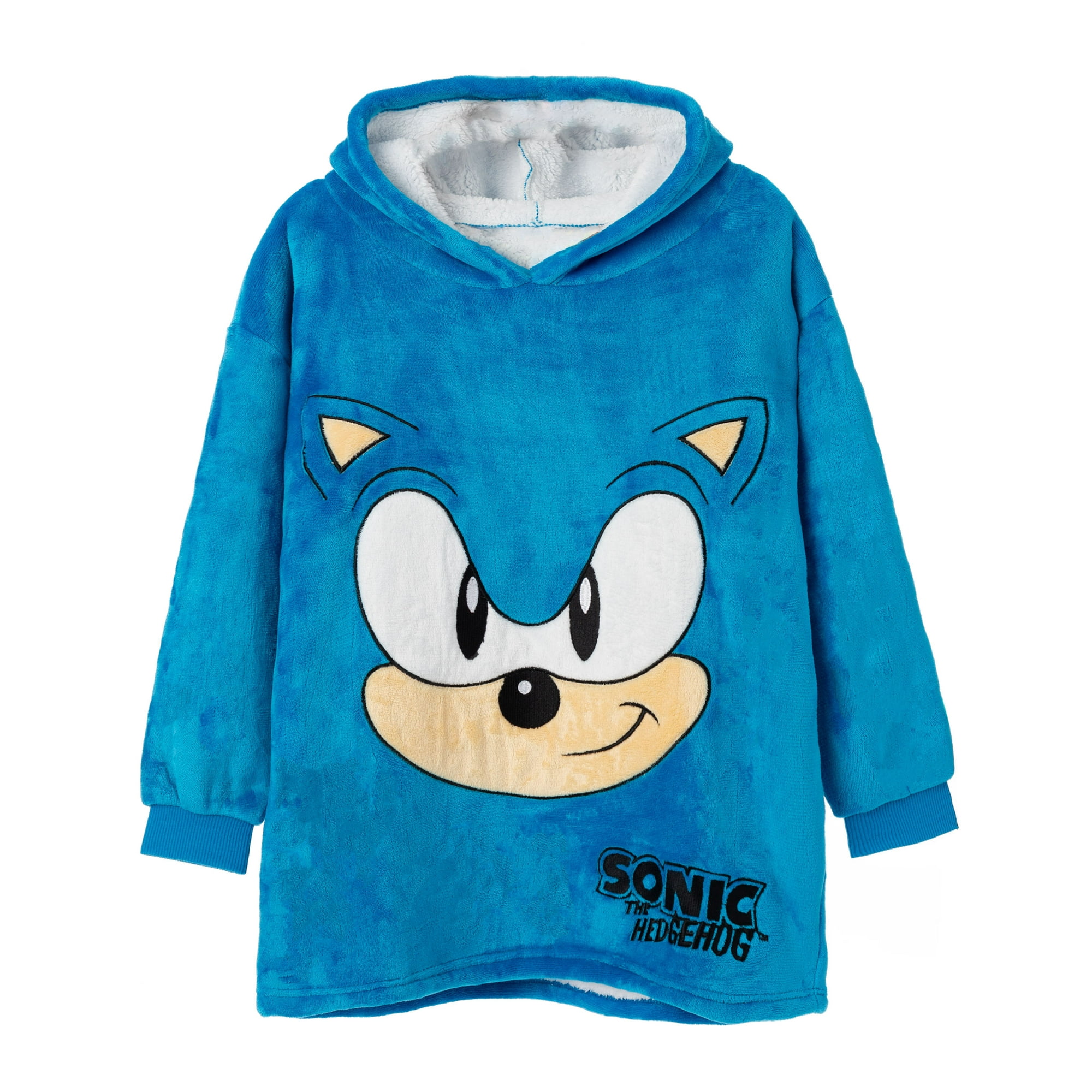 Click here for Sonic The Hedgehog Boys Blue Blanket Hoodie prices