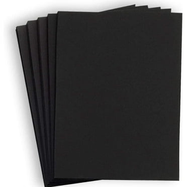 Card Stock, Black Stationary Paper for Post Cards and Crafts (5 x 7 In ...