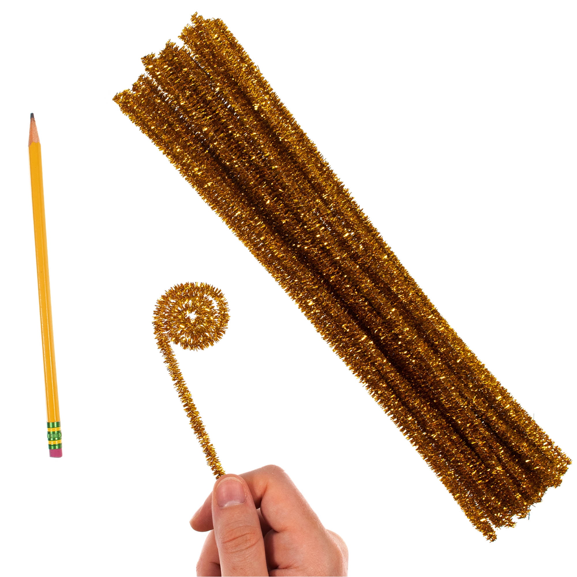 Craft County - Back 2 School - 100 Piece BLUE Pipe Cleaner DIY Décor ...